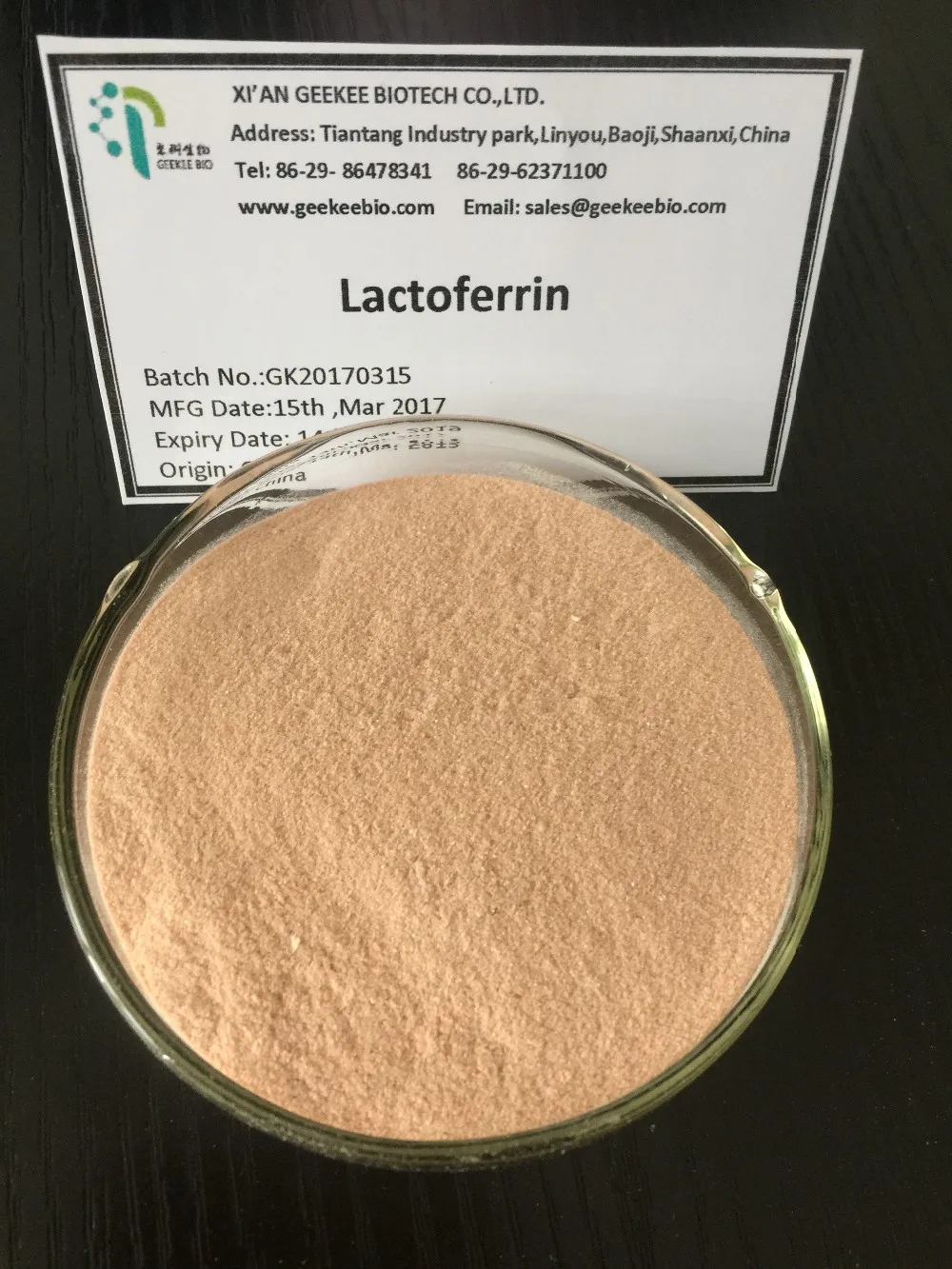 China Lactoferrin Powder/lactoferrin Price/bovine Lactoferrin - Buy ...