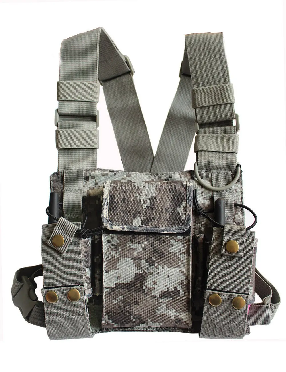 Exbag Chest Rig Waist Bag Hip Hop Streetwear Functional Tactical Chest ...