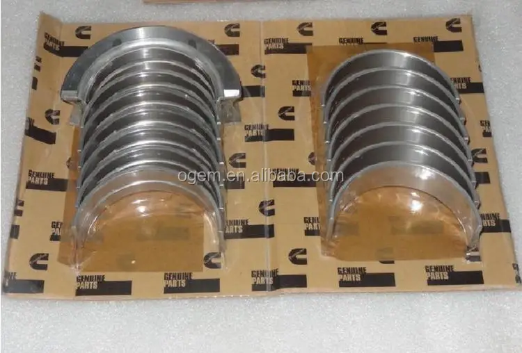Customized Original Dcec 4bt 6bt Isb Isl Isf Cummins Main Bearing Set ...