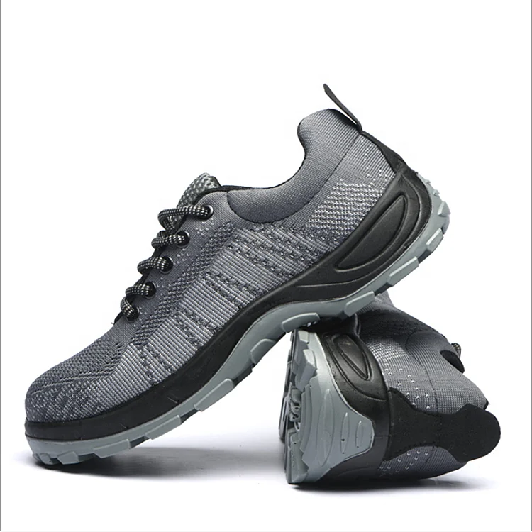 Custom Steel Toe Labor Shoes Breathable Pu Sole Work Construction ...