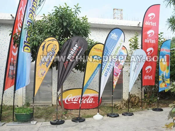 Bendera Balap Sponsor Waterdrop Cetak Penuh Warna untuk Iklan| Alibaba.com