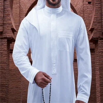 Muslim Men's Thobe Thoub Thaub Thawb - Custom 100% Spun Polyester ...