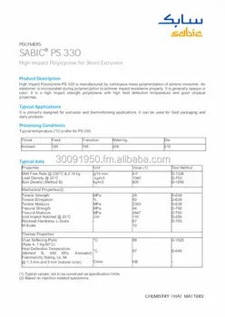 Sabic Hips Ps330 - Buy Ps Gpps Eps Hips Product on Alibaba.com
