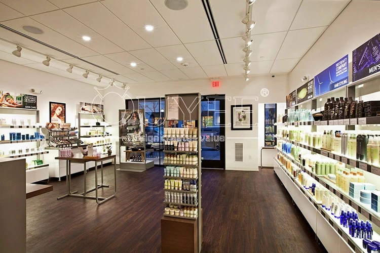 Fancy Store Names Stands Wall Mounted Showcase Display Unit Makeup ...