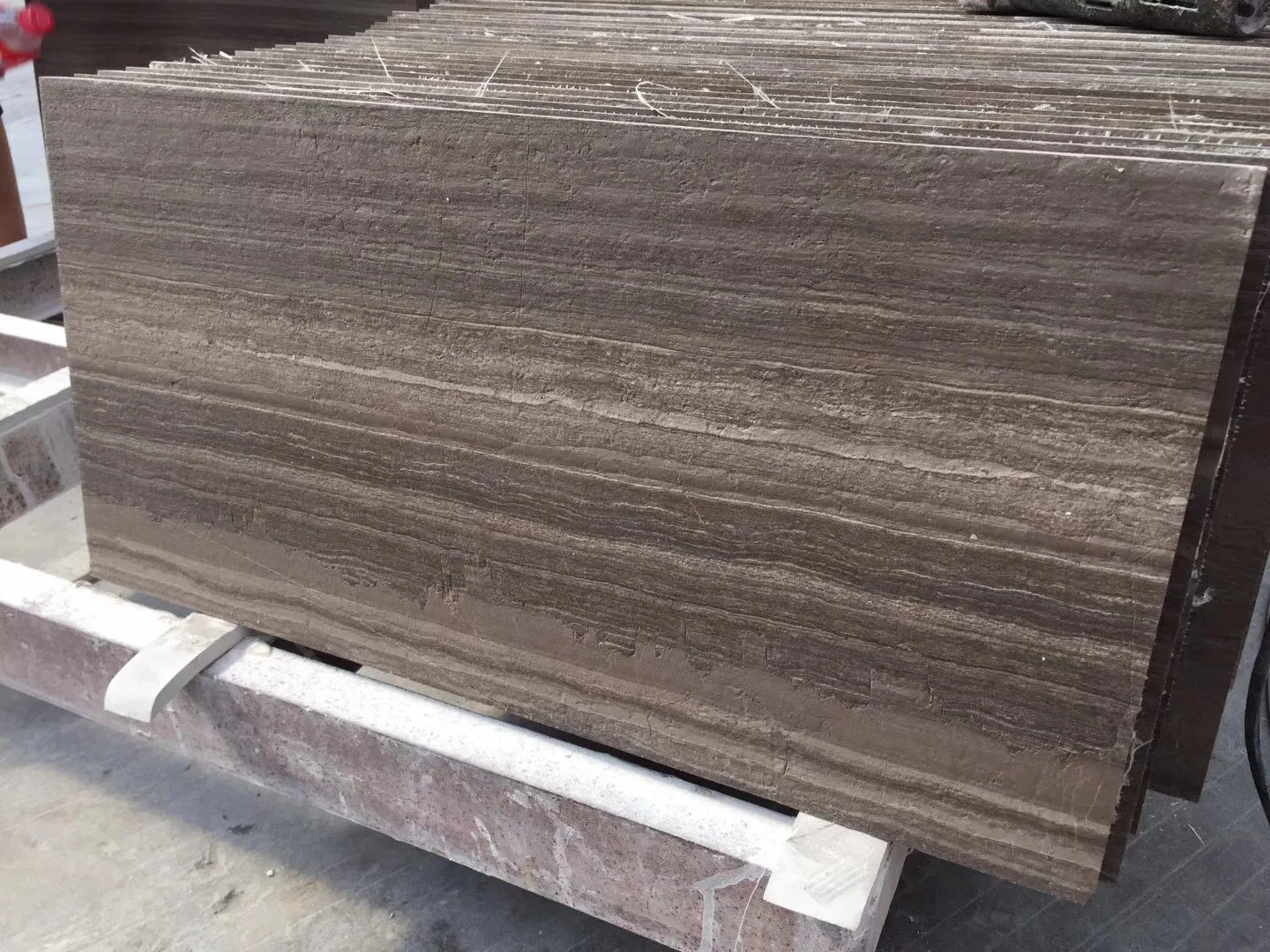 Coffee Wood Brown Wood Marble Flooring Tiles from China Manufacturer ...