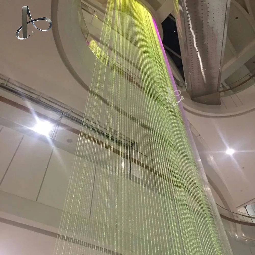 Interior Decoration Fiber Optic Light Curtain - Buy Lighting Curtain ...