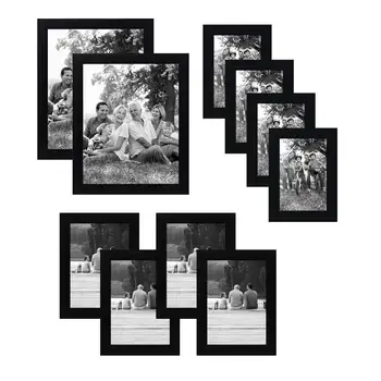 Black Picture Frames Multi Pack Best 10 Pack Gallery Wall Set Photo ...