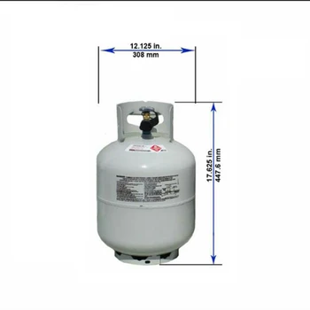 20lb Propane Gas Storage Tank Dot 4ba Standard - Buy 20lb Steel Propane ...