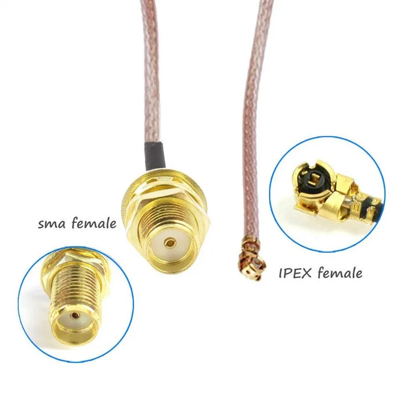 Rf Ipx To Rp-sma Female Connector Pigtail Cable Ipx1.13 Cable Assembly ...