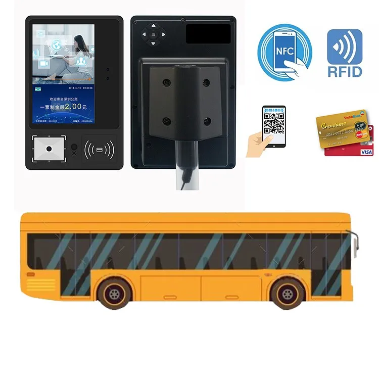 Public Transportation NFC Reader Terminal/Bus Payment Digital Ticketing ...