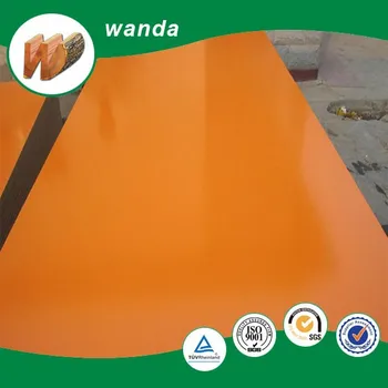 Mdf Melamine Board/orange Color Uv Mdf/mdf Both Side Laminated - Buy ...
