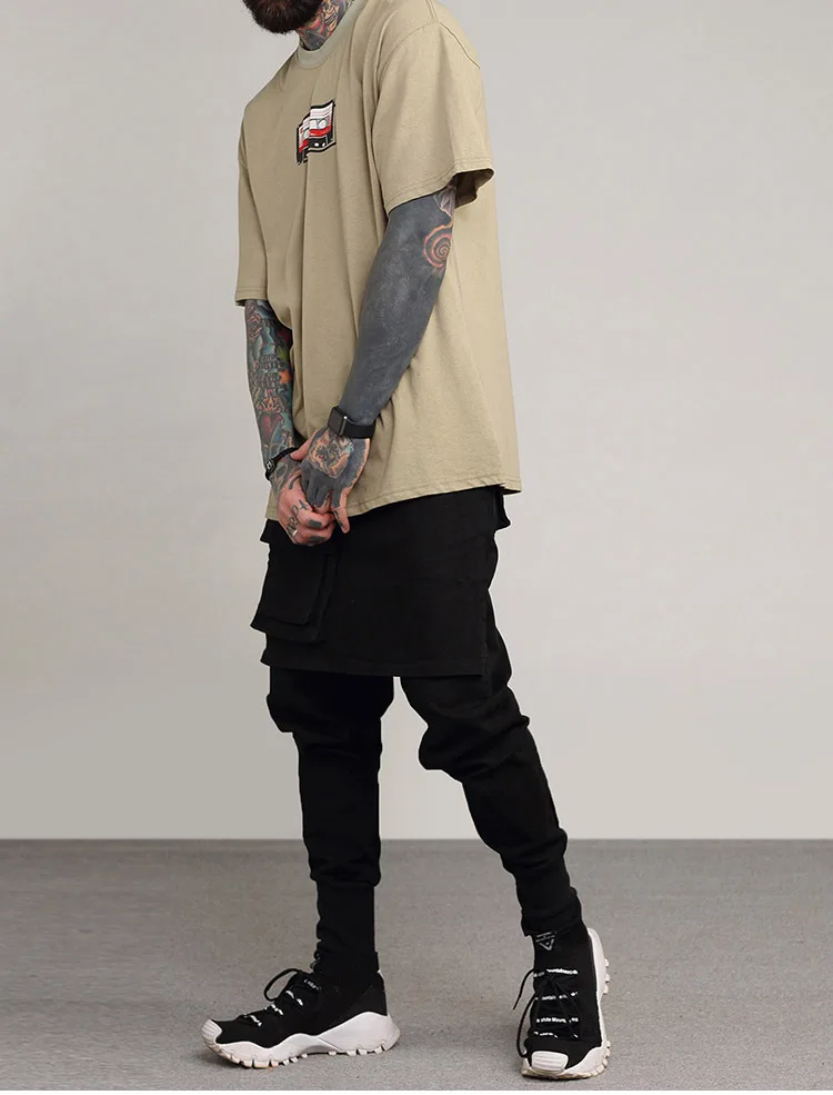 2019 Latest Design Mens Pant Streetwear Multi Pockets Casual Retro ...