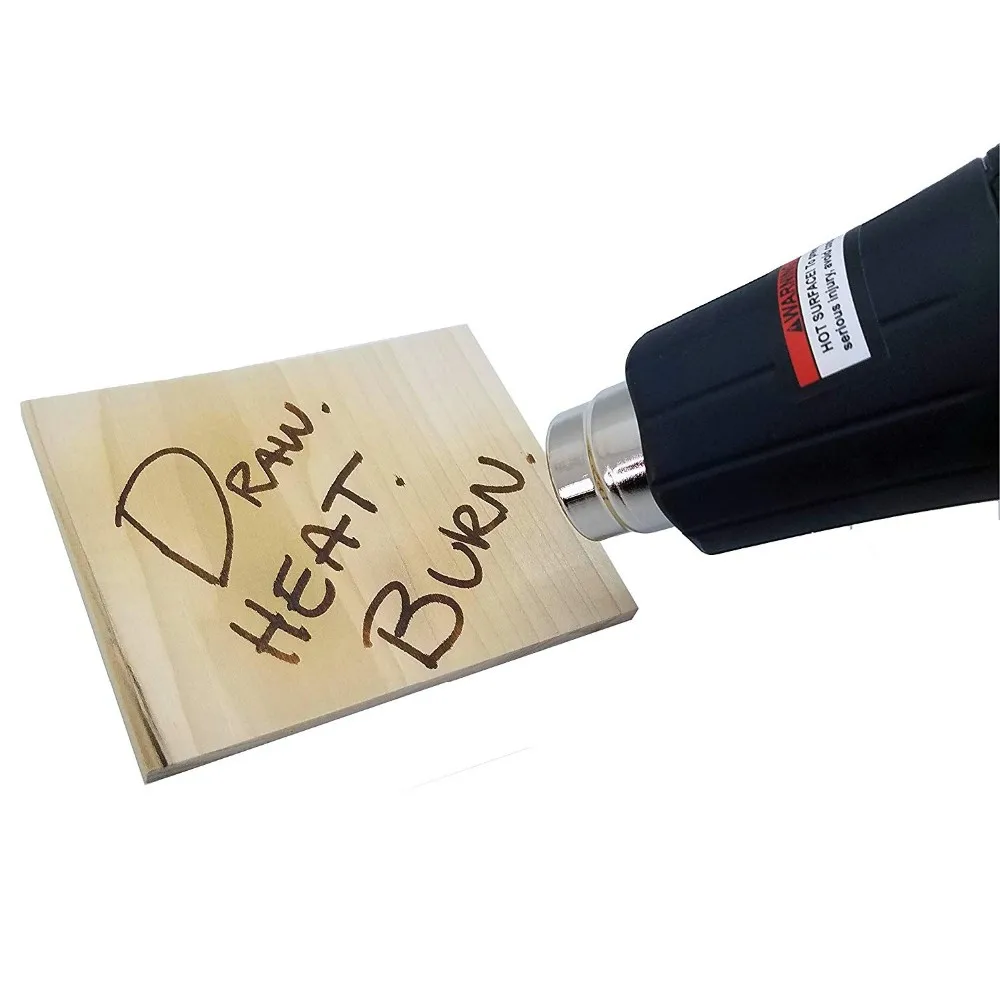 Woodburning Pyrography Pen With Temperature Heat Gun Kit For Diy ...