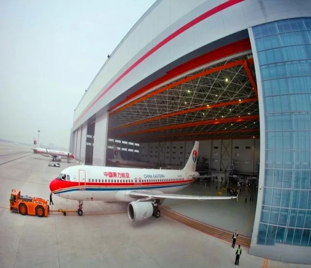 Modular Cheap Steel Space Frame Aircraft Hangar Warehouse Tent - Buy ...