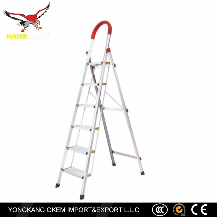 Hot Selling Simple Design 6 Step Ladders Aluminium Ladders For Sale ...