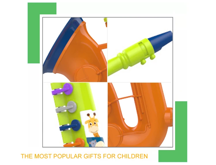 New Arrival Music Instrument Toy Saxophone Plastic for Kids