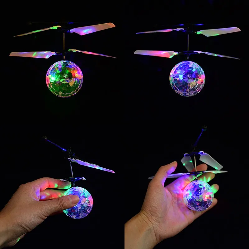 Flashing Disco Ball Induction Flying Crystal Ball 2018 Toys for Sale