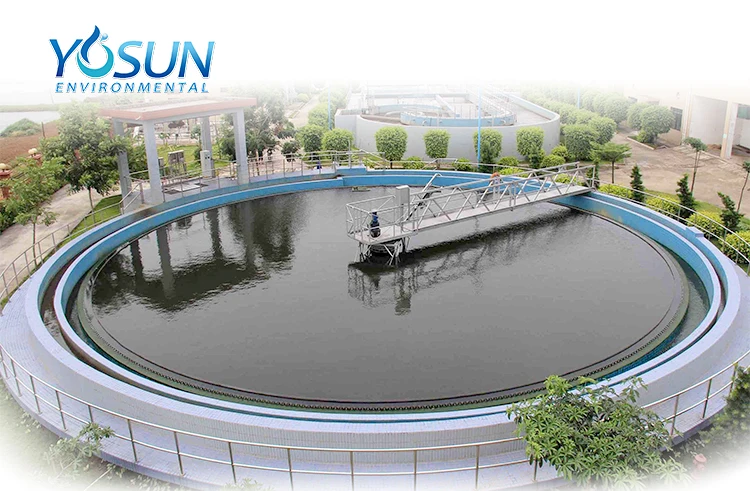 Half Bridge Sludge Scraper Thickener Tank - Efficient Wastewater ...