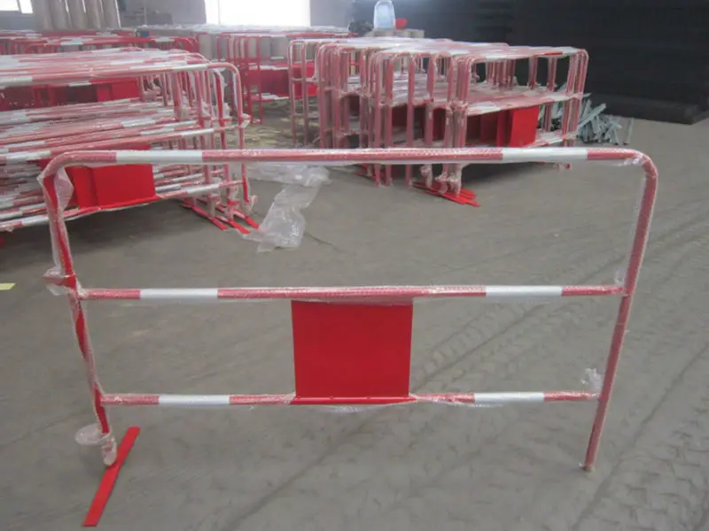Us Popular Road Safety Iron Barricade Pedestrian Barrier - Buy Safety ...