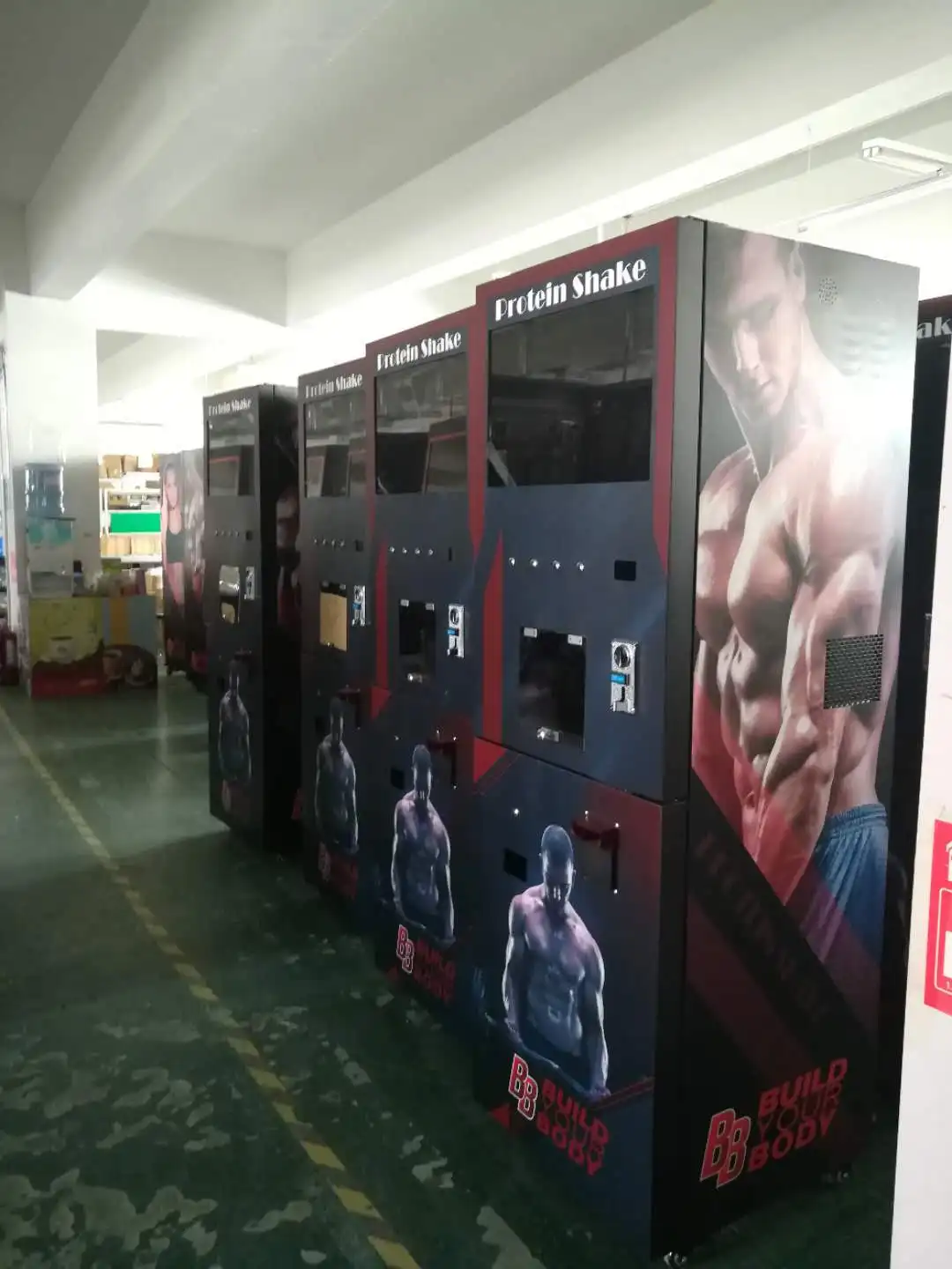 High Tech Whey Protein Concentrated Machine Protein Bar Vending Machine ...