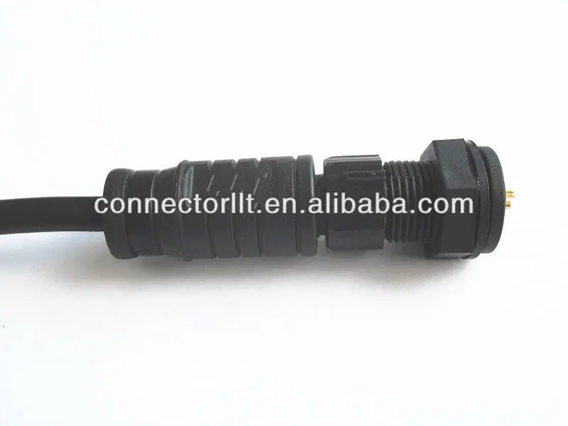 M10 Waterproof Connector Plug and Socket - 2 Pin Power