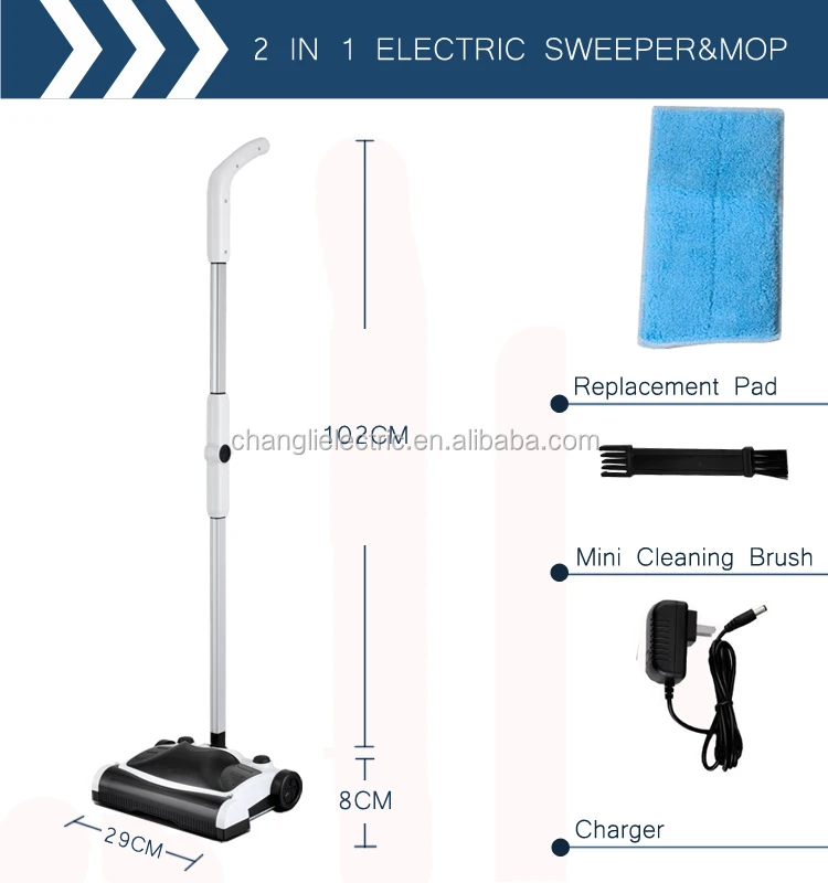 Electric Broom Easy Home Rechargeable Cordless Sweeper - Buy Easy Home ...