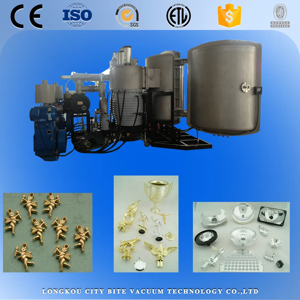 Pvd Aluminium Vacuum Metalization Gold Metallizing Abs Plastic Parts ...