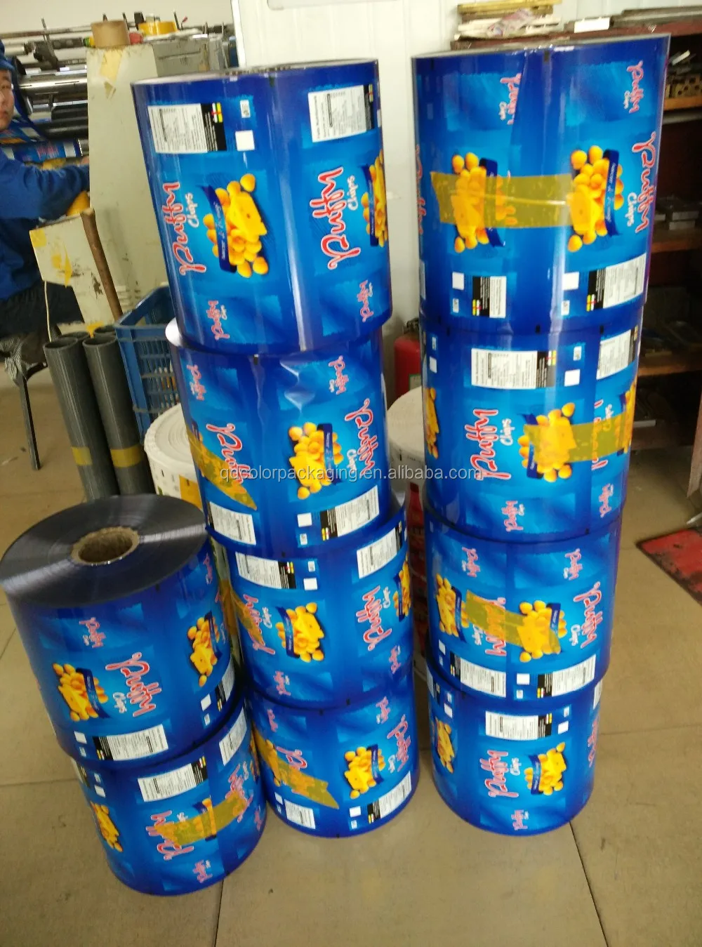 Opp Plastic Film Rolls Wrapping Plastic Roll Food Grade Plastic Film ...