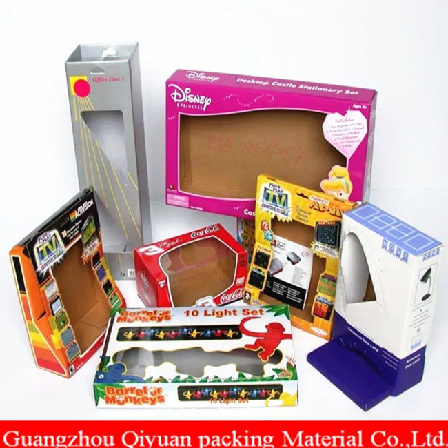 2018 Different Type Retail Cardboard Custom Design Recycle Kids Toy Box ...