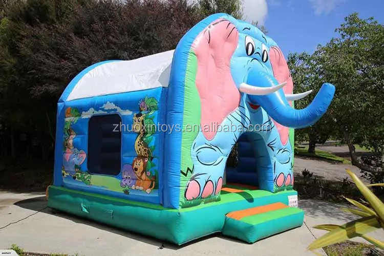 Lovely Mini Elephant Bouncy Castle Inflatable Elephant Bouncer House ...