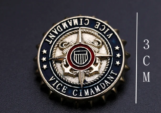 Custom Metal Pin Badges - Durable 3D Enamel Zinc Alloy