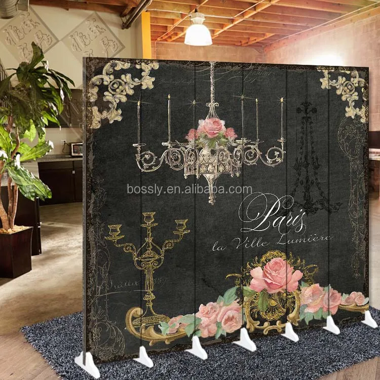 Customized Foldable Screen Double-sided Canvas Partition - Buy Canvas ...