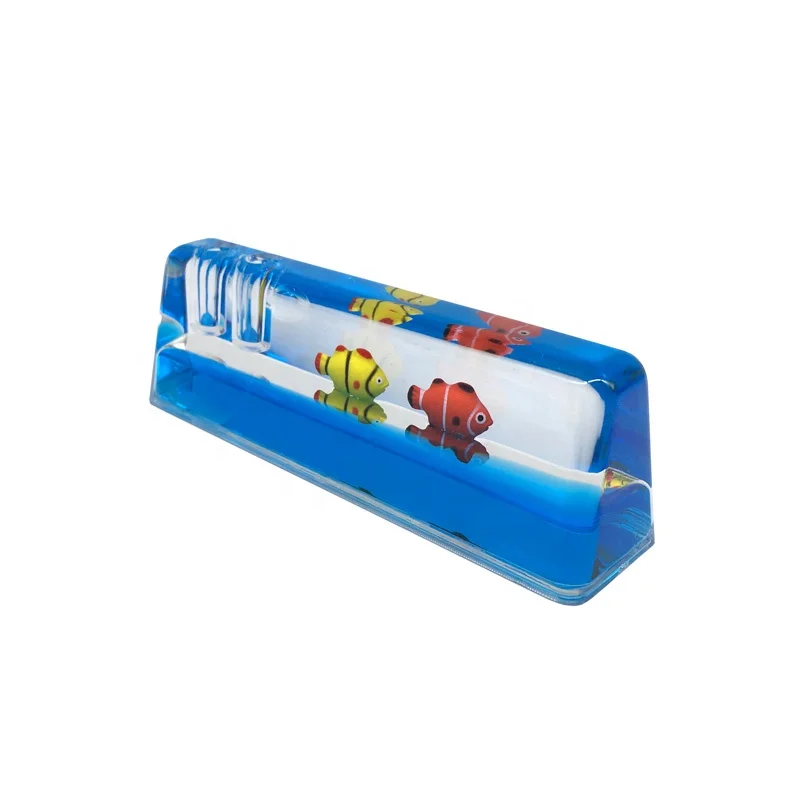Small Moq Acrylic Liquid Floating Pen Holder And Paper Weight - Buy Pen ...