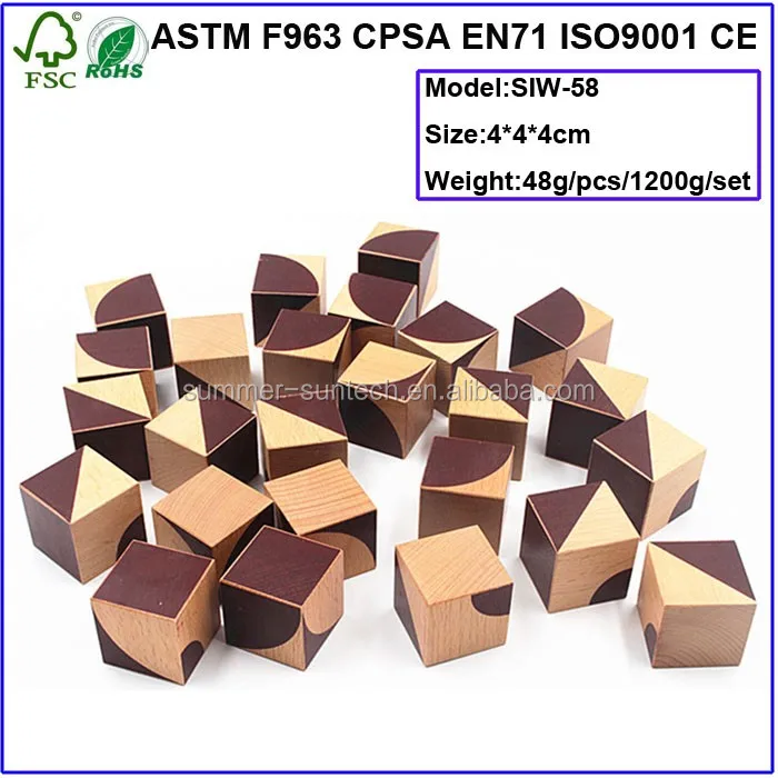 Montessori Teaching Aids Educational 14pcs Sets Wooden Toys - Buy ...