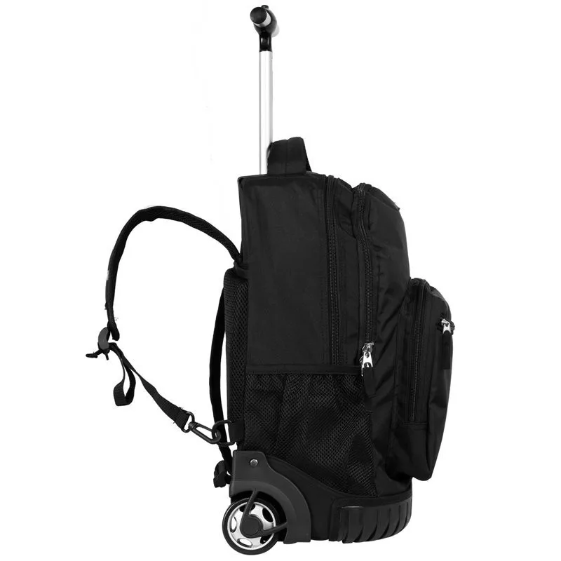 High Quality Neutral Black 19 Inch Slim Laptop Bag With Trolley Strap ...