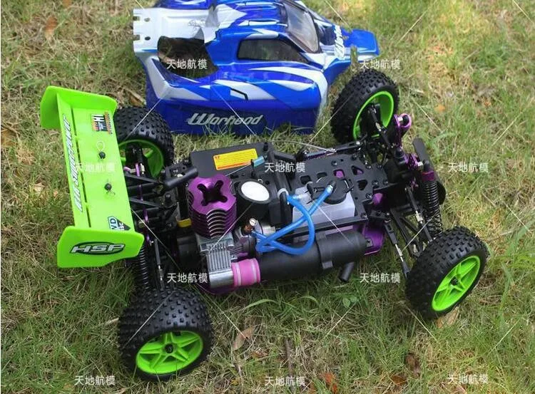 1/10 Scale 4WD Gas Buggy RC Car - Petrol Engine Fun