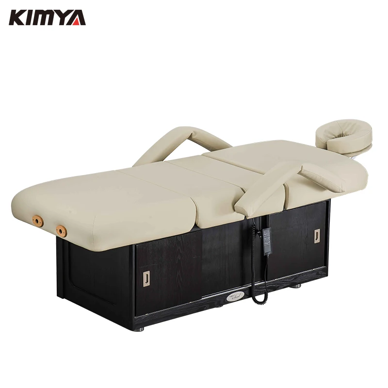 Kimya Modern Style Electric Facial Massage Table With Built-in Cabinet ...