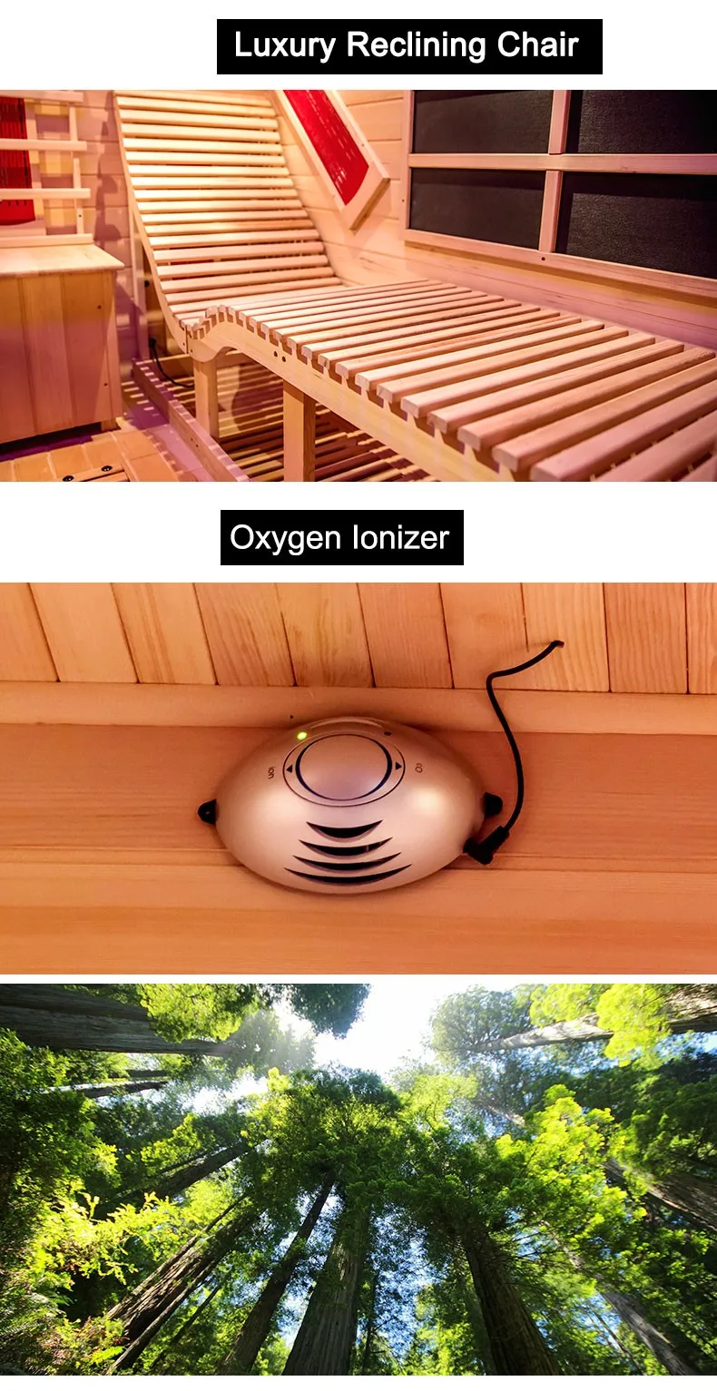 Infinity Sauna Room Waterstar Infrared - 2 Person Capacity