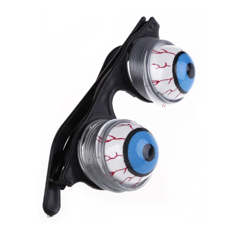 Scary Pop Out Eye Dropping Eyeball Glasses Horror Props Terror Frighten ...