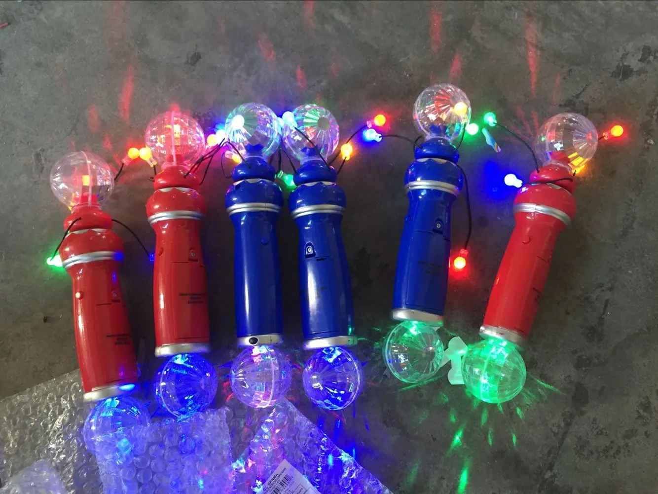Light Up Galaxy Orbiter Wand Double-ball Magic Spinning Wand,Light Up ...