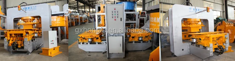 Hft300 Concrete Tile Machine Floor Tile Brick Molding Maker Machine ...
