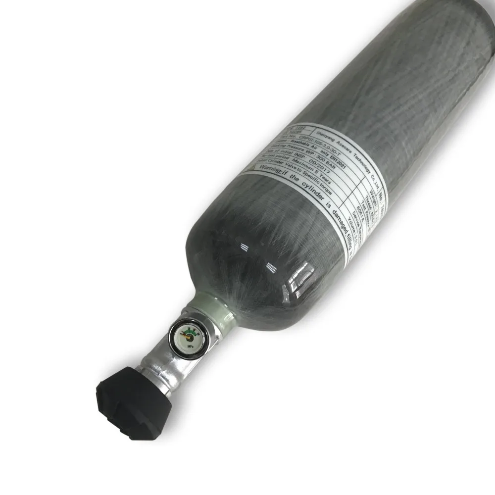 3l Carbon Fiber Cylinder Composite Gas Cylinder High Pressure Gas ...