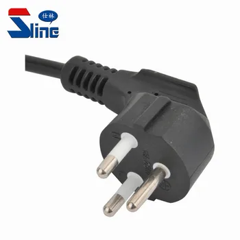 Thailand 3 Pin Angled Power Cord Plug With Mains Cable Tisi ...