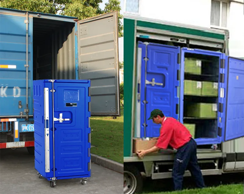 900l Insulated Roll Container For Frozen Food Storage For Cold Logistic ...