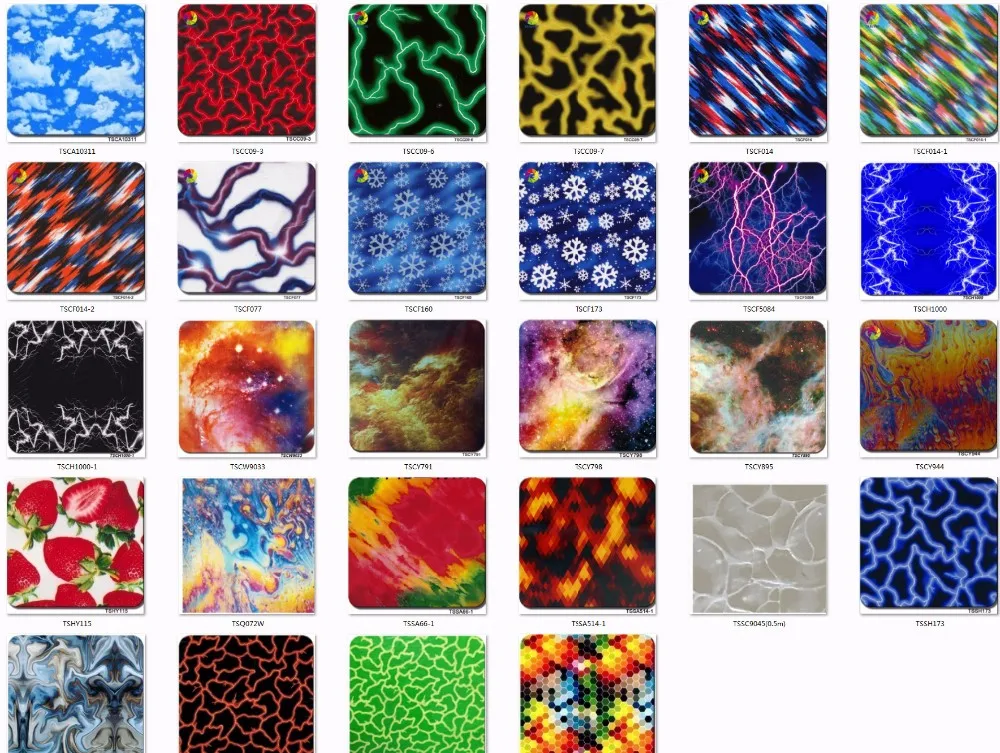 Tsautop 0.5m Width Newest Snake Skin Hydro Dipping Film Hydrographic ...