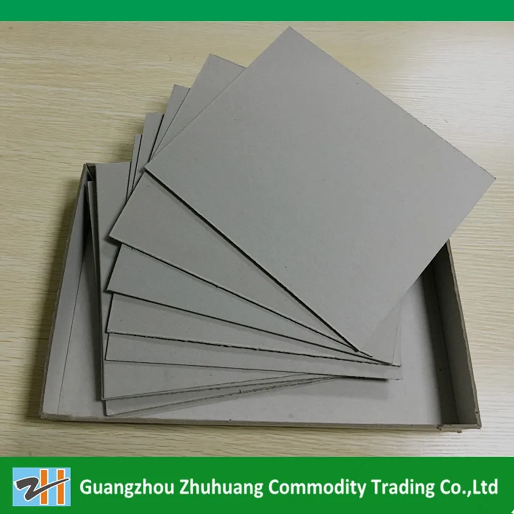 High Quality Laminated Grey Chipboard 700gsm - 1800gsm - Buy Chipboard ...