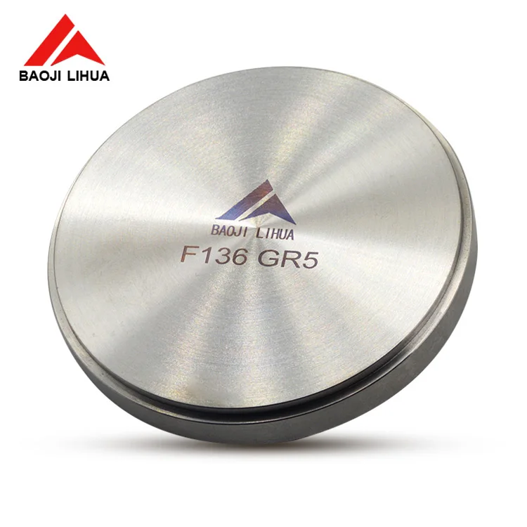 Medical Gr5 Eli Titanium Disc Titanium Block 98mm/98.5mm for Dental ...