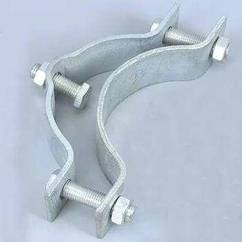 Galvanized Steel Clamp Concrete Pole Clamp - Buy Power Line Pole Clamp ...