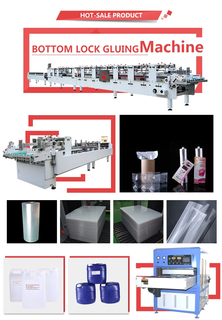 3 Points Glue Machine 3 Side Sealing Machine 6 Point Gluer Machine ...