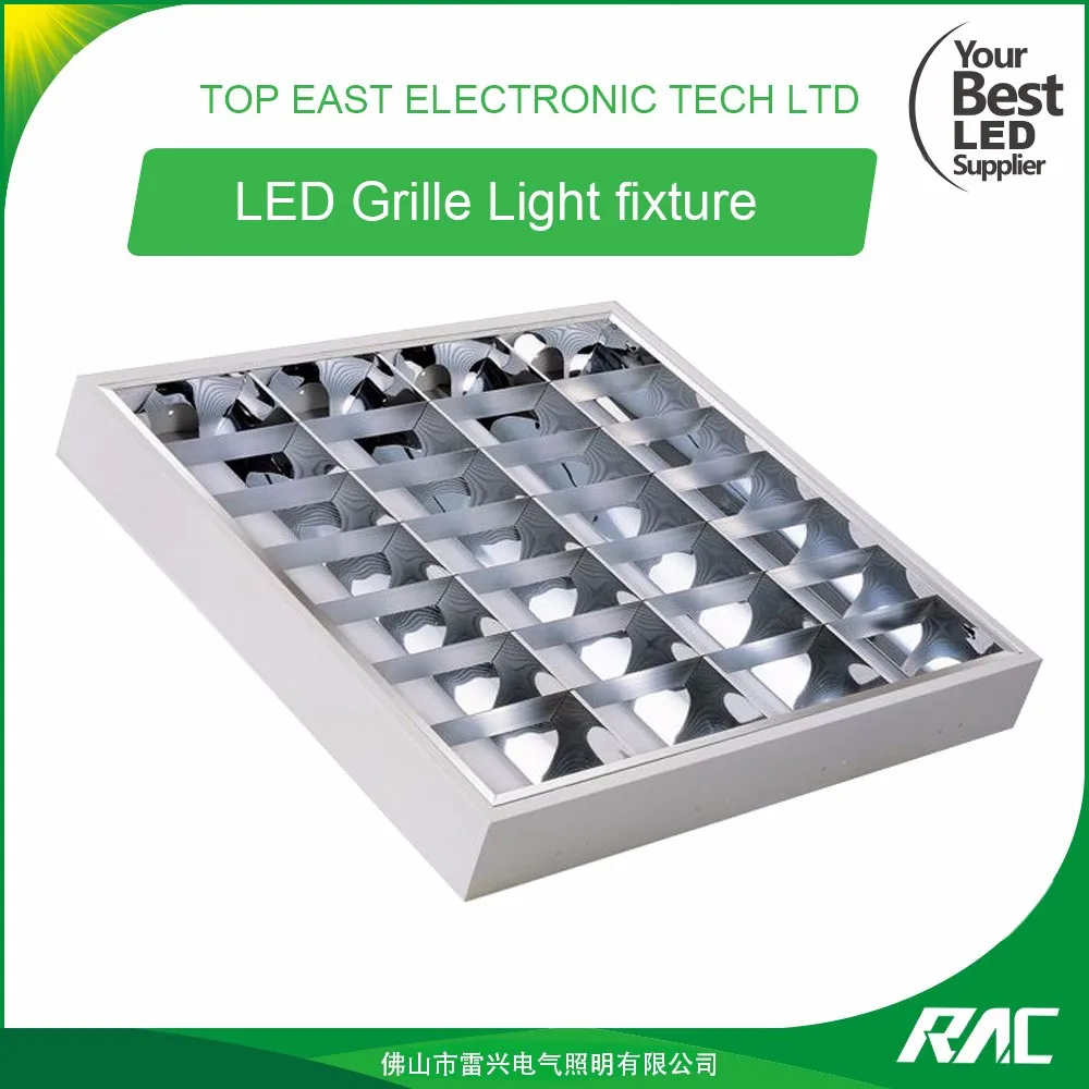 Hot Sell 4*20w Suspend Led Louver Light Fixture With 4 Tubes Led Grill ...
